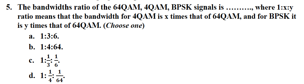 Solved 3. The advantage of 8B6T over 4D-PAMs is (Choose one) | Chegg.com