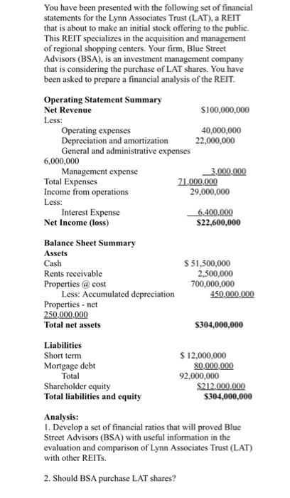 Solved You have been presented with the following set of | Chegg.com