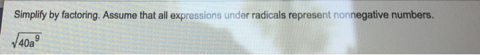 Solved Simplify by factoring. Assume that all expressions | Chegg.com