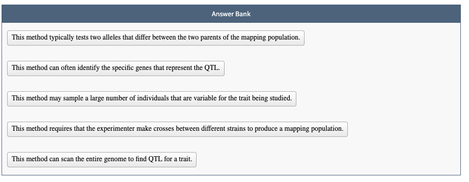 Solved Quantitative trait loci (QTL) mapping and genome-wide | Chegg.com