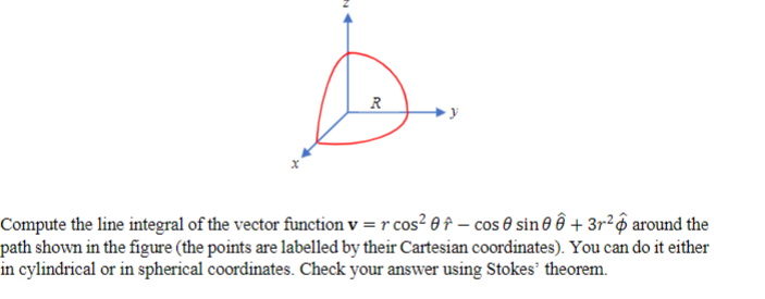 Solved Compute the line integral of the vector function | Chegg.com