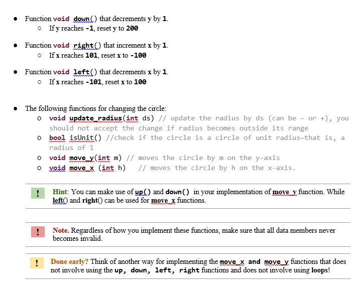 Solved Implement A Class Named Circle That Has The Following