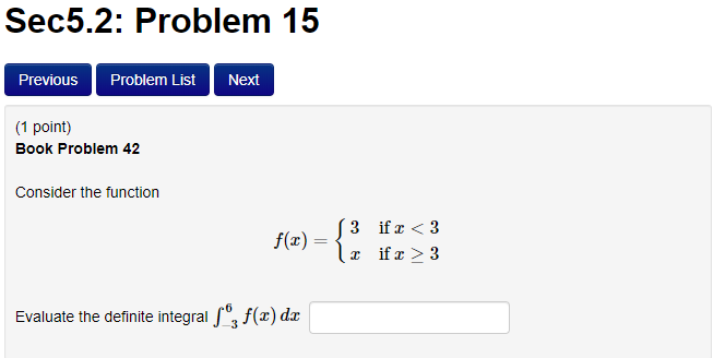 Solved Sec5.2: Problem 15 Previous Problem List Next (1 | Chegg.com