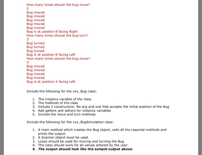 Solved Concepts: Scanner, loops, classes, objects, client | Chegg.com