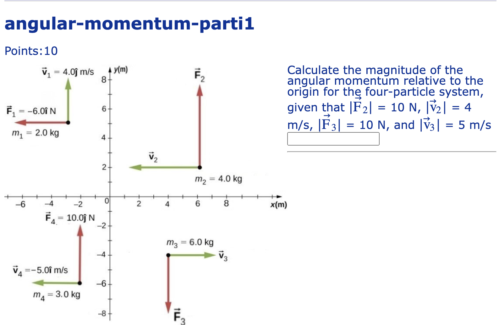Solved angular-momentum-parti1 Points:10 Calculate the | Chegg.com