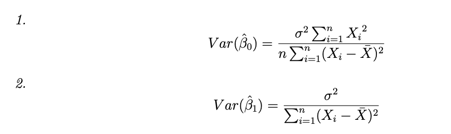 Solved Is this the formula for the variance of OLS estimates | Chegg.com