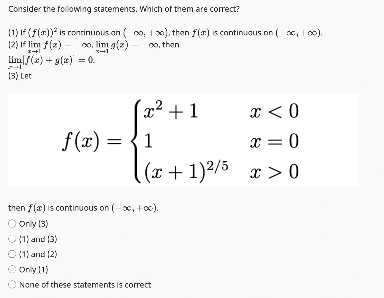 Solved Consider the following statements. Which of them are | Chegg.com