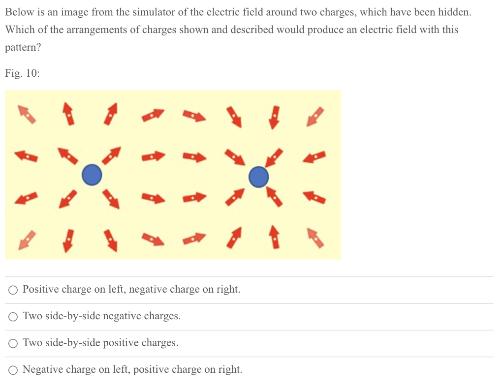 Solved Below is an image from the simulator of the electric | Chegg.com