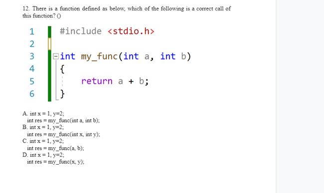 Solved 11 The Modularization Of C Language Programs Is