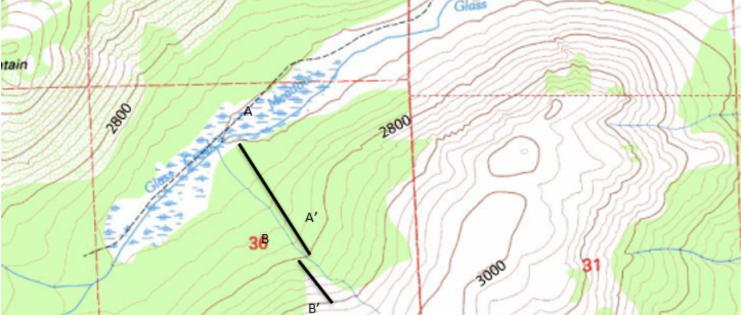 Solved What is the elevation of the highest point on | Chegg.com
