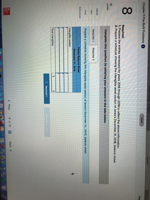 Solved Chapter 11 Pre-Built Problems Help Save 8 Janes | Chegg.com