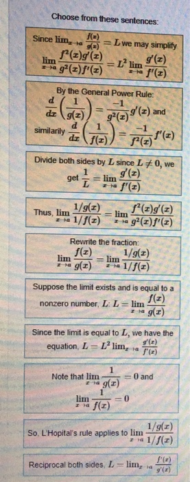 Solved Order the 10 statements so that they form a logical | Chegg.com