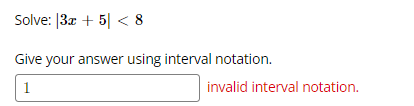 Solved Solve: \\( |3 x+5|