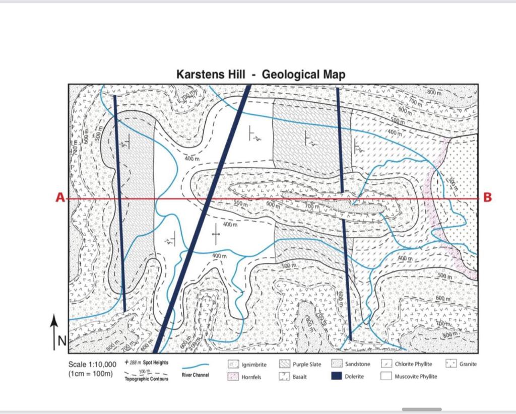 Solved SECTION C (20 Marks) - Geological Map Questions | Chegg.com