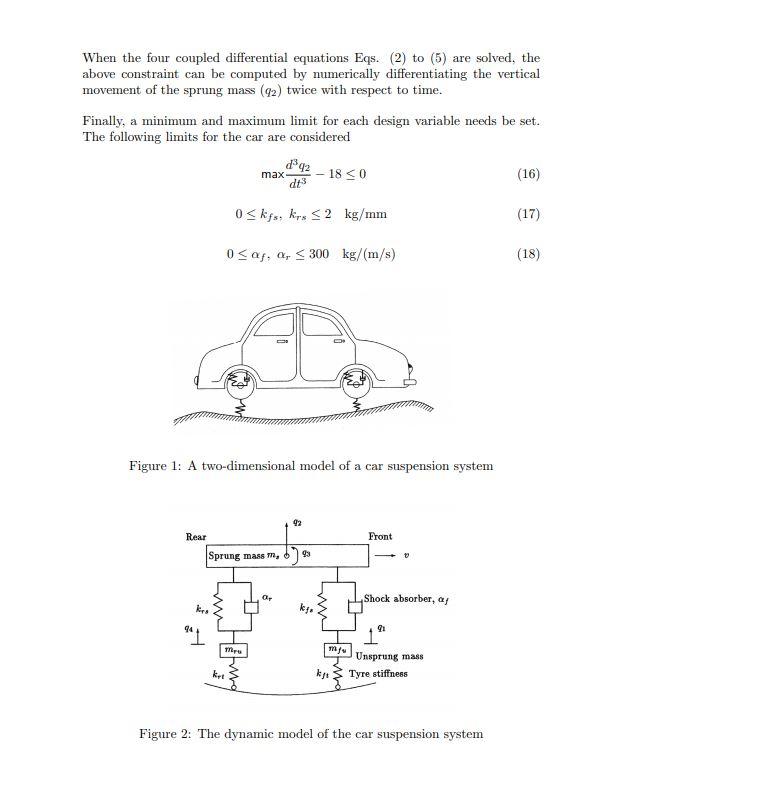 Solved Objective function (1) The first task is to formulate | Chegg.com