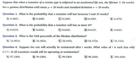 Solved Suppose that when a transitor of a certain type is | Chegg.com
