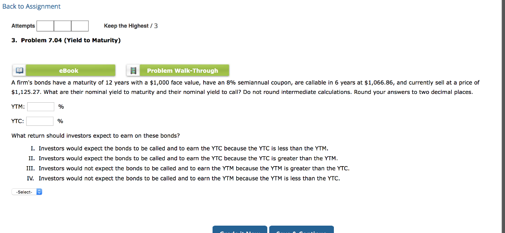 Solved Back to Assignment Attempts Keep the Highest /3 3. | Chegg.com