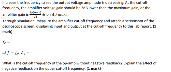 Solved Inverting Amplifier 4. Construct the following | Chegg.com