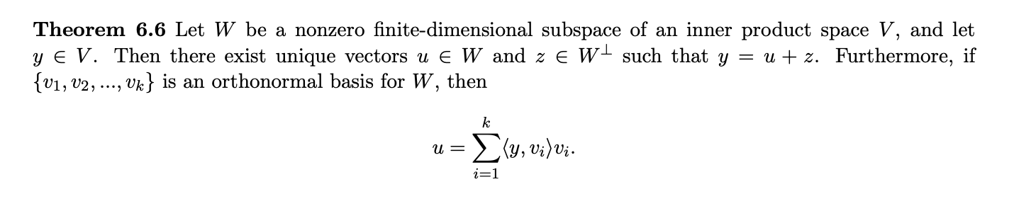 Solved Theorem 6.6 Let W be a nonzero finite-dimensional | Chegg.com
