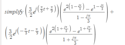 Solved simplify the complex exponentials and then use | Chegg.com