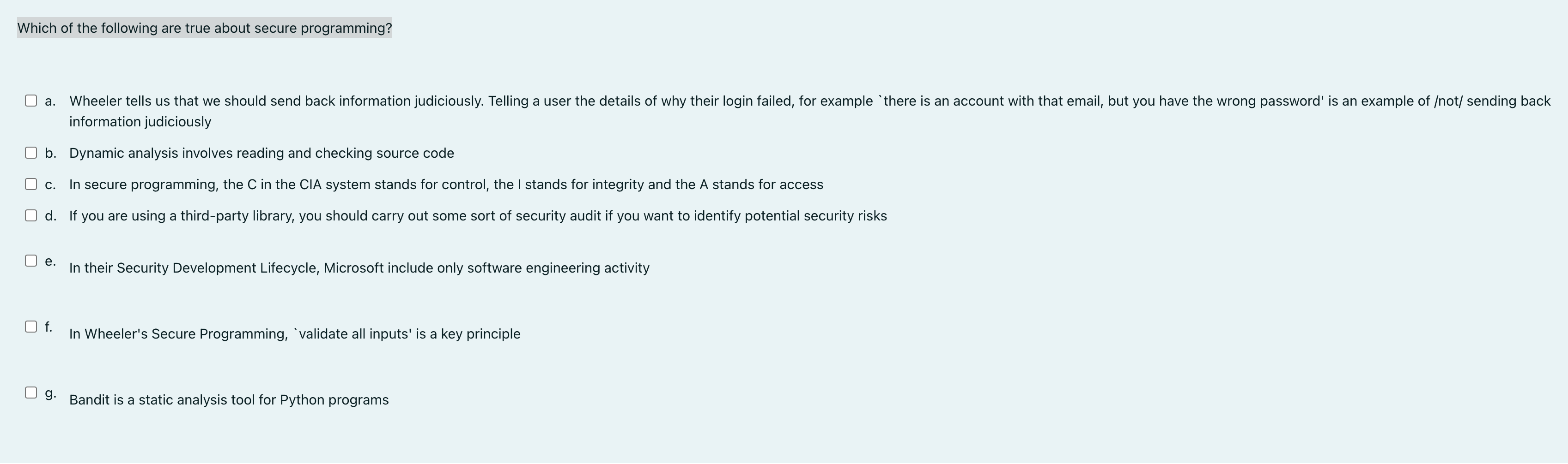 Solved Which of the following are true about secure | Chegg.com