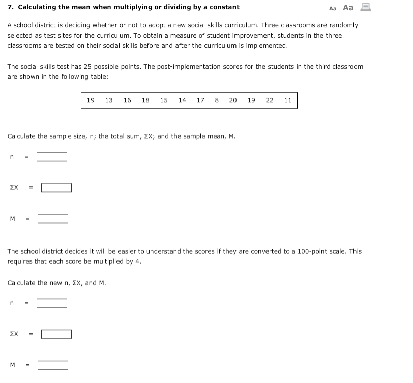 Solved 7 Calculating The Mean When Multiplying Or Dividing Chegg solved-7-calculating-the-mean-when-multiplying-or-dividing-chegg