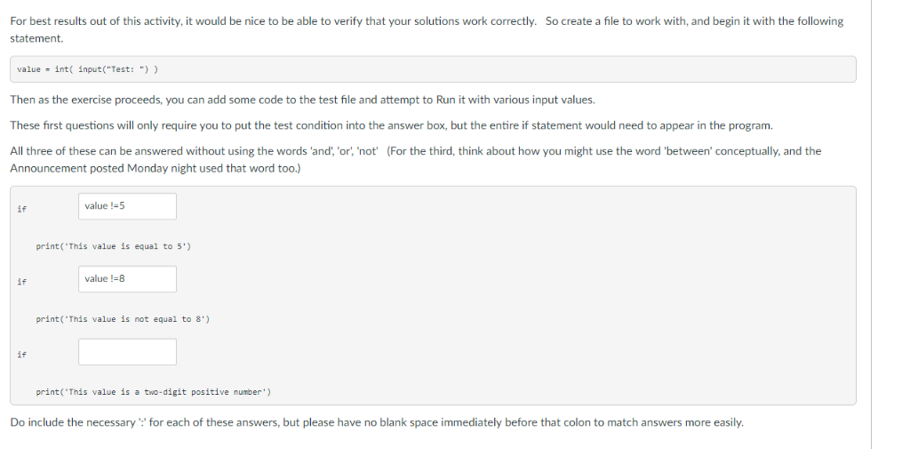 Solved For best results out of this activity, it would be | Chegg.com