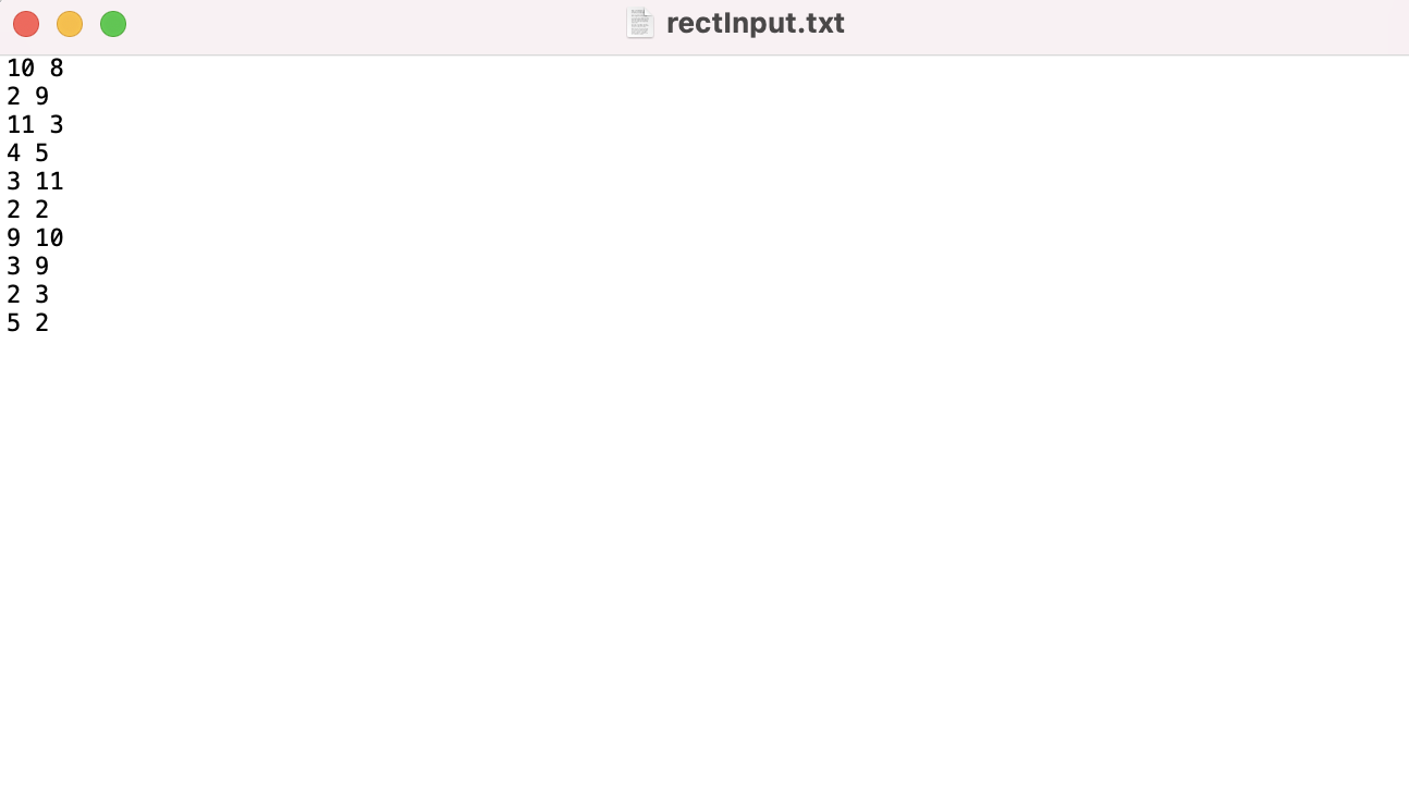 Solved In Java pleaseYou have been given an input file of 10 | Chegg.com