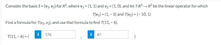 Solved Consider the basis S = {v1, v2} for R2, where v1 = | Chegg.com