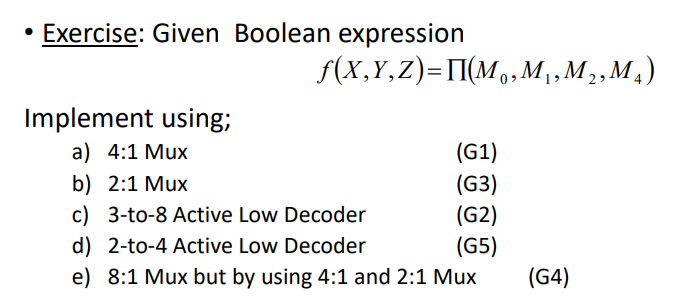 Solved • Exercise: Given Boolean expression | Chegg.com