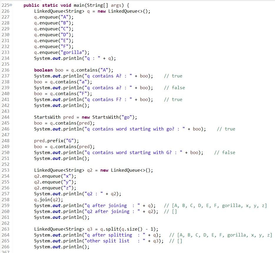 Solved Complete the following methods in the class | Chegg.com
