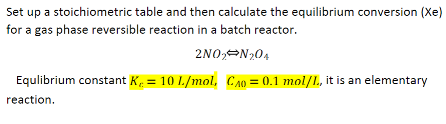 Solved Set up a stoichiometric table and then calculate the | Chegg.com
