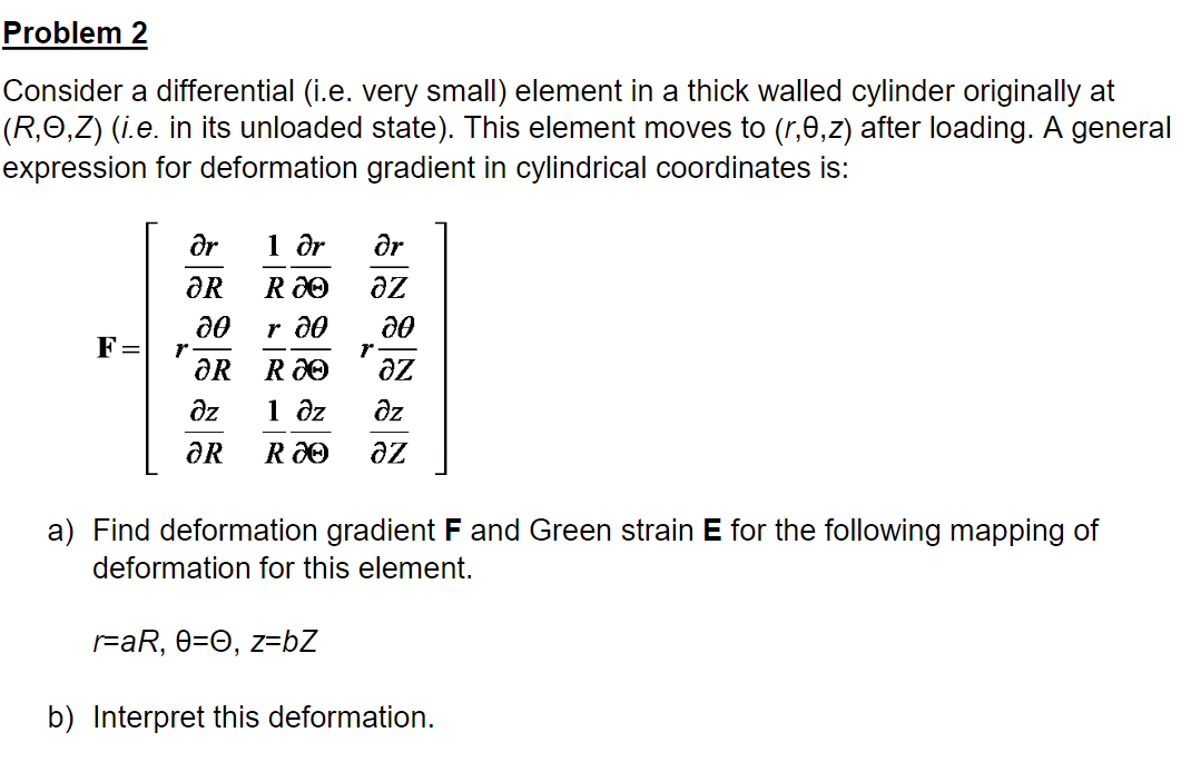 Solved Problem 2 Consider a differential (i.e. very small) | Chegg.com