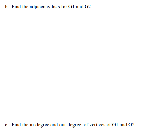 Solved Part III (40 points): Graphs Use Graphs G1 and G2 to | Chegg.com
