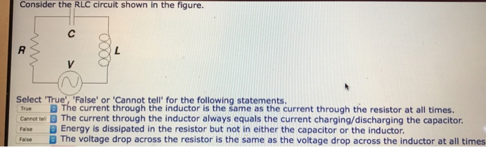 Solved Consider the RLC circuit shown in the figure (n | Chegg.com