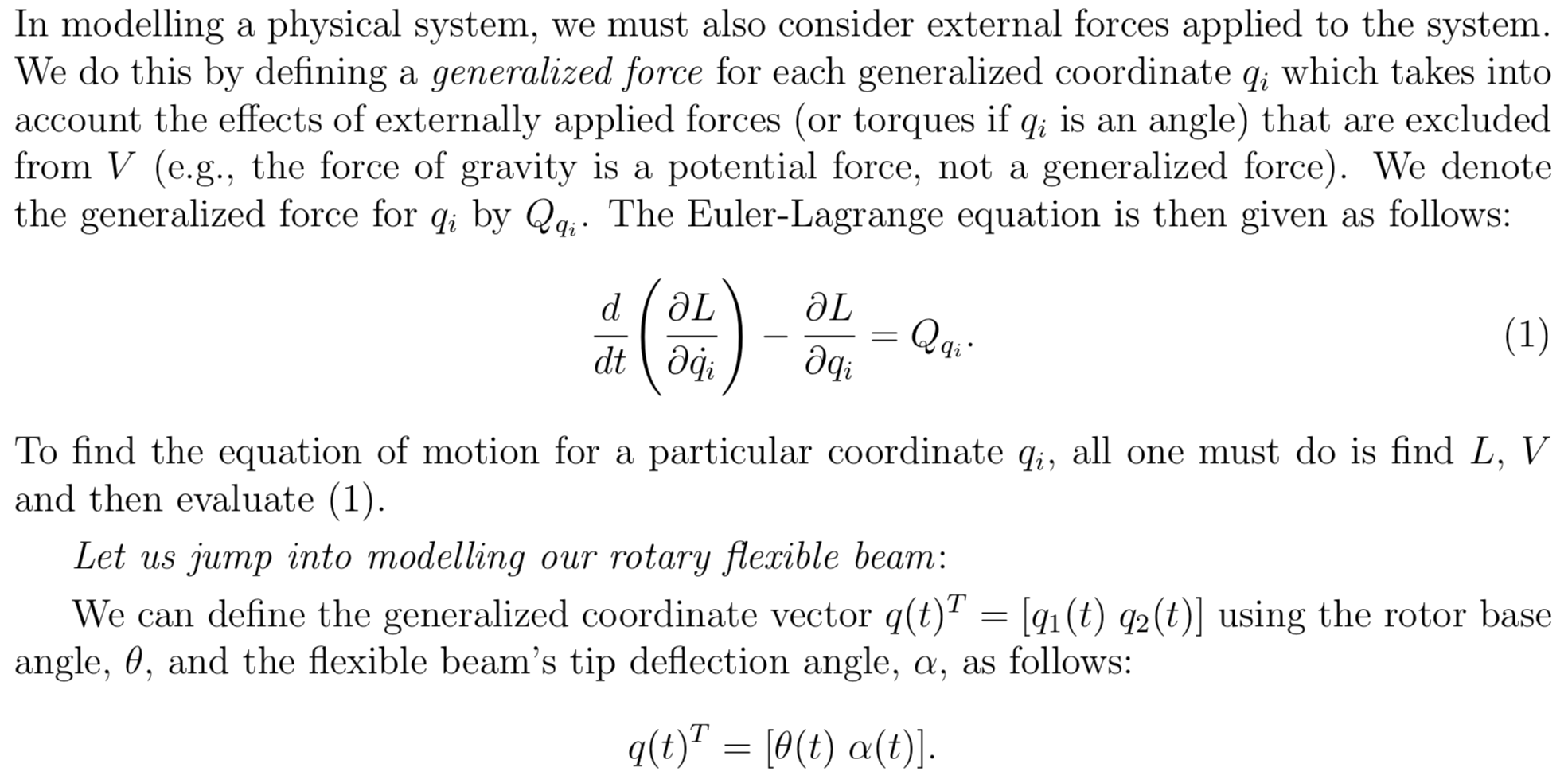 Some mathematical theory: The Euler-Lagrange equation | Chegg.com