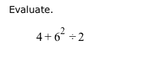 Solved Evaluate.4+62÷2 | Chegg.com