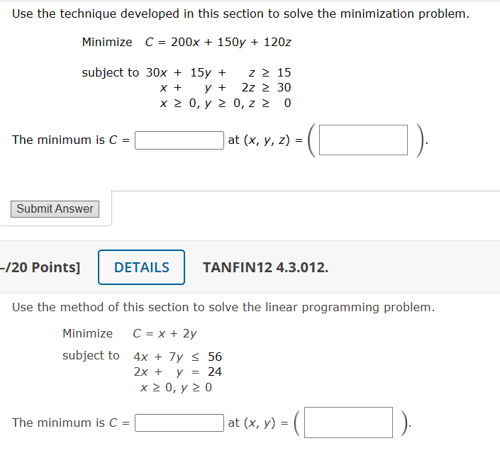 Solved Use the technique developed in this section to solve | Chegg.com