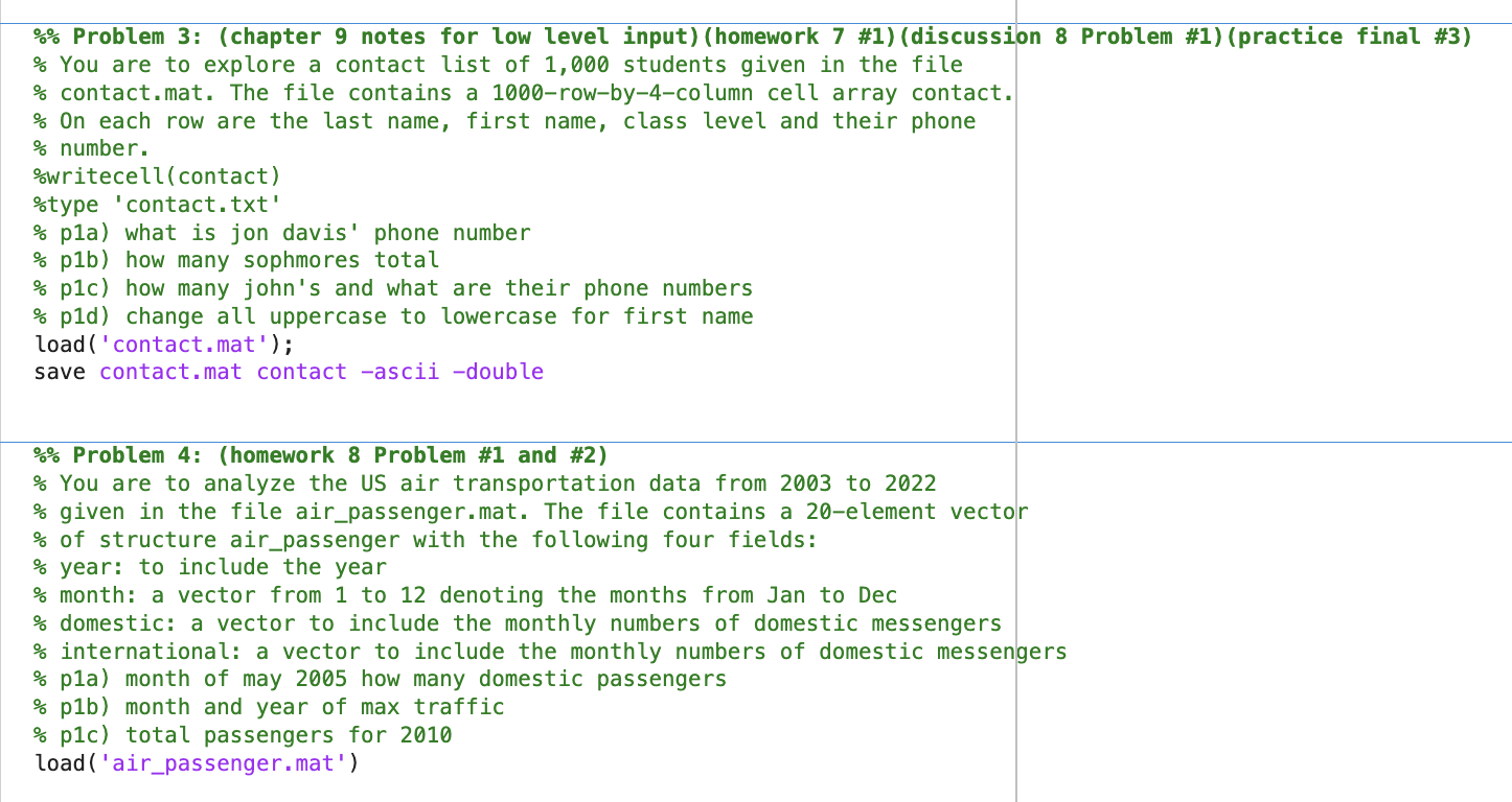 air_passenger = 1×20 struct array with fields: year | Chegg.com