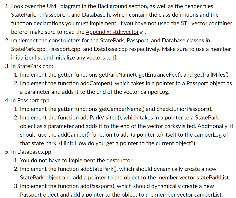 Solved Overview When they are not teaching, the CSCE 121 | Chegg.com