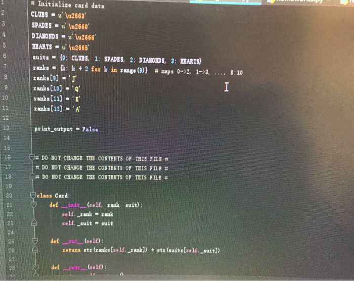 Solved L player!: a Player object that represents Player #1 | Chegg.com