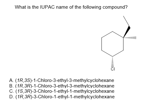 Solved What is the IUPAC name of the following compound? Br | Chegg.com