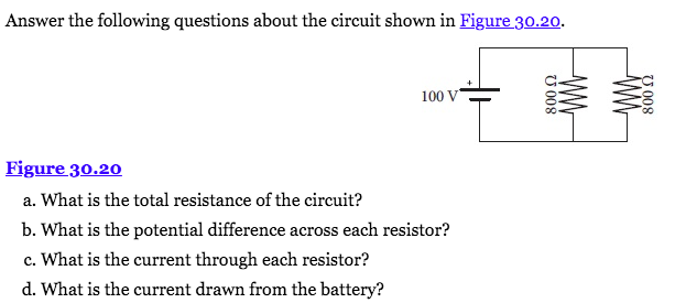 Solved Answer the following questions about the circuit | Chegg.com