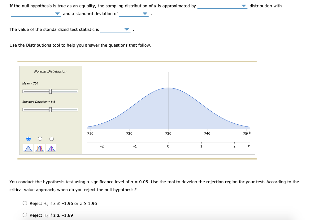 Solved 5 Testing The Population Mean When The