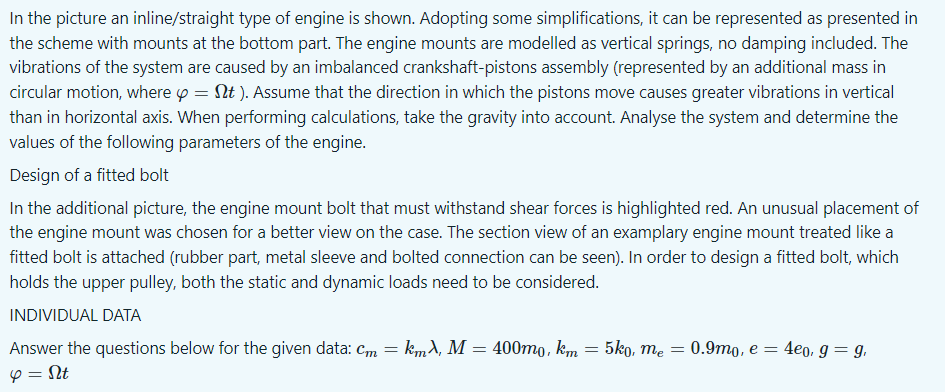 Solved Single Degree of Freedom System Damped Vibrations - | Chegg.com