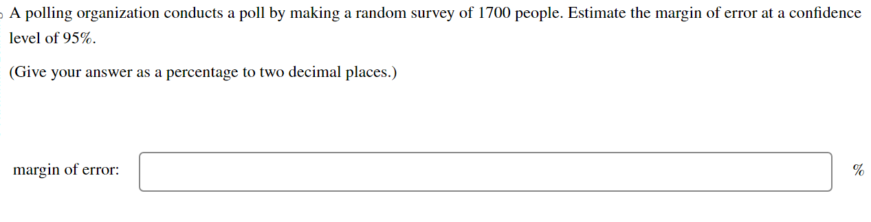 Solved A polling organization conducts a poll by making a | Chegg.com
