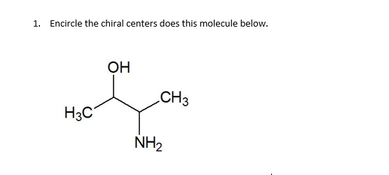 Solved Encircle the chiral centers does this molecule below. | Chegg.com