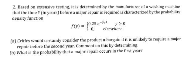 Solved Based on extensive testing, it is determined by the | Chegg.com