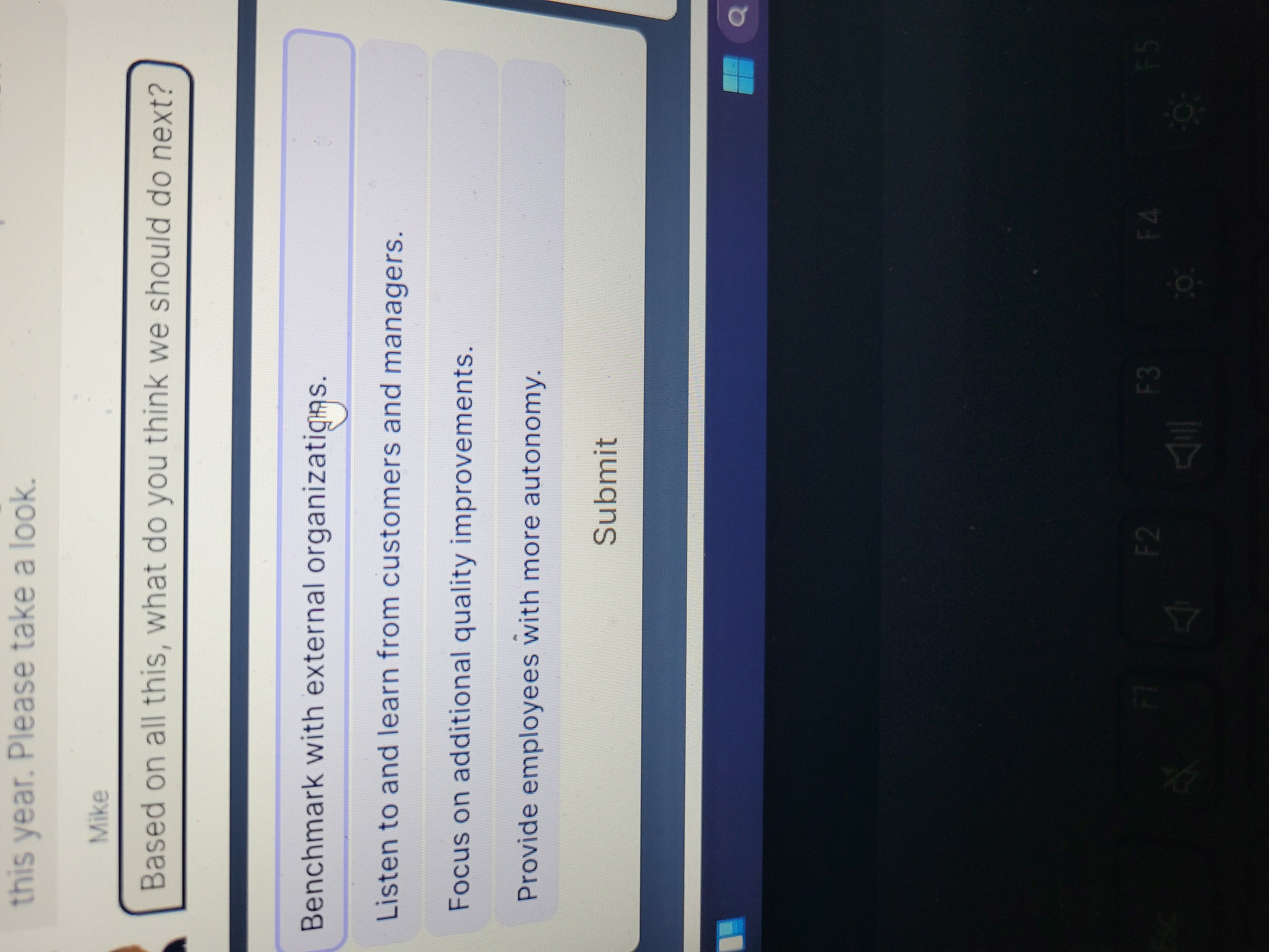 Solved this year. Please take a look.MikeBased on all this, | Chegg.com