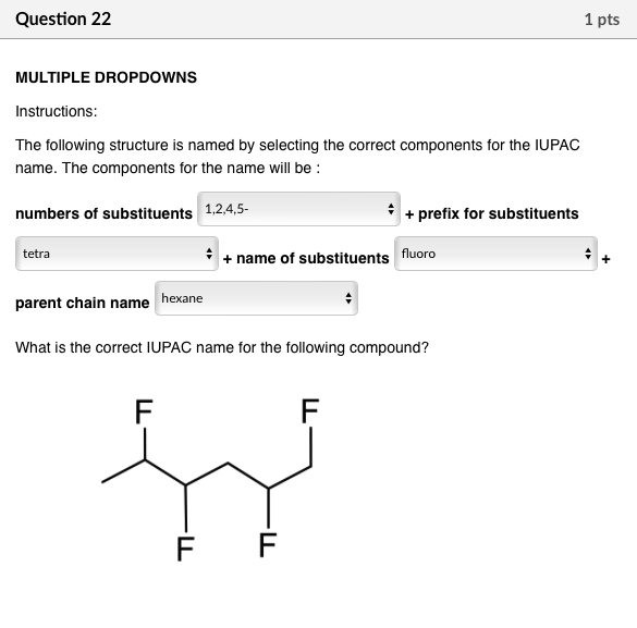 Solved MULTIPLE DROPDOWNS Instructions: The following | Chegg.com